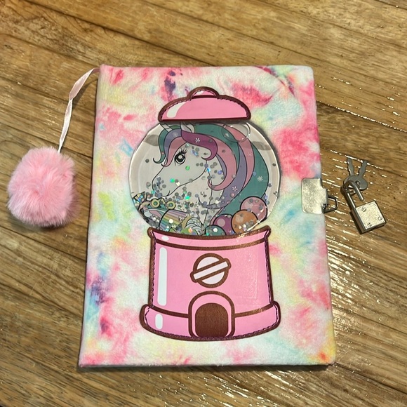 Scholastic | Toys | New Girls Unicorn Squishy Gumball Gel Diary 8 Pages ...